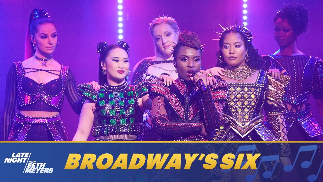 Watch Now: Broadway Cast of SIX Performs "Get Down" on Late Night ...